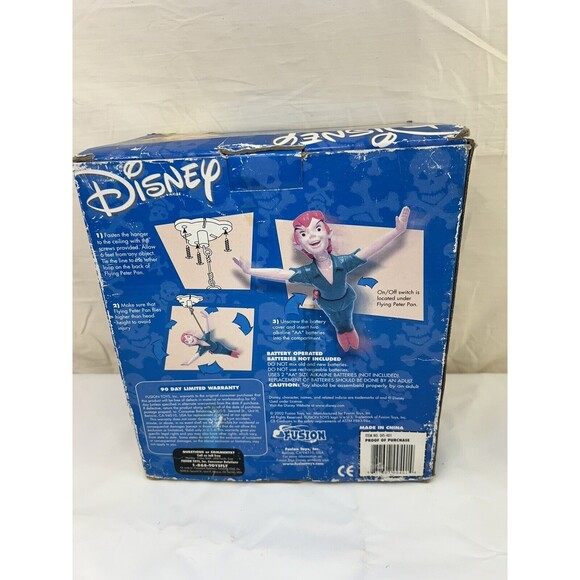 Disney | Toys | Rare 202 Flying Peter Pan Fusion Toys Disney Tethered 8 ...